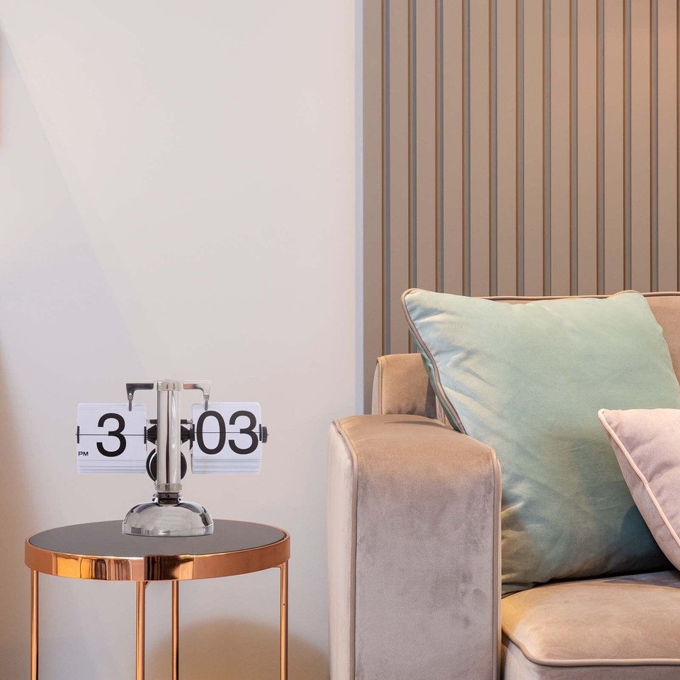 Flip Clock,Retro Flip Down Clock Mechanical Digital Flip Desk Clock ...