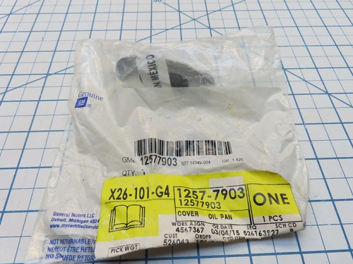 GM 12577903 Block Off Cover Plate for Oil Pan Factory Sealed General ...