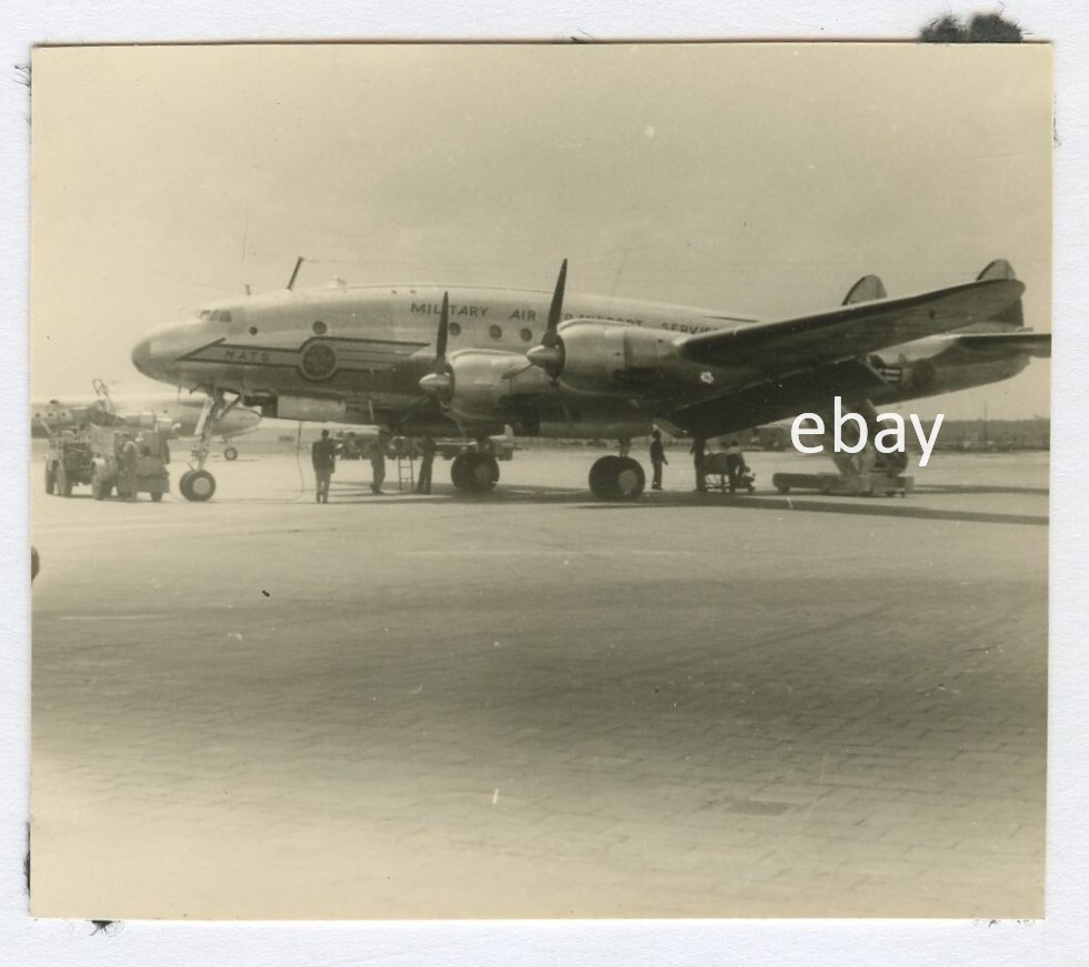 The MATS Military Air Transport Service Plane Post WW2 Germany 3" x 2 1 ...