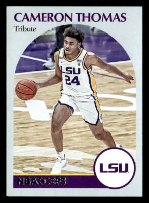 Cameron Thomas 2021 Panini Chronicles Draft Picks Card #65 LSU Tigers ...