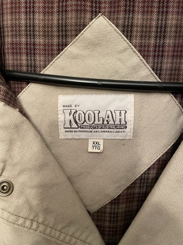 VTG Koolah Chilkoot Men’s Tan Canvas Jacket Barn Chore Coat XXL | eBay
