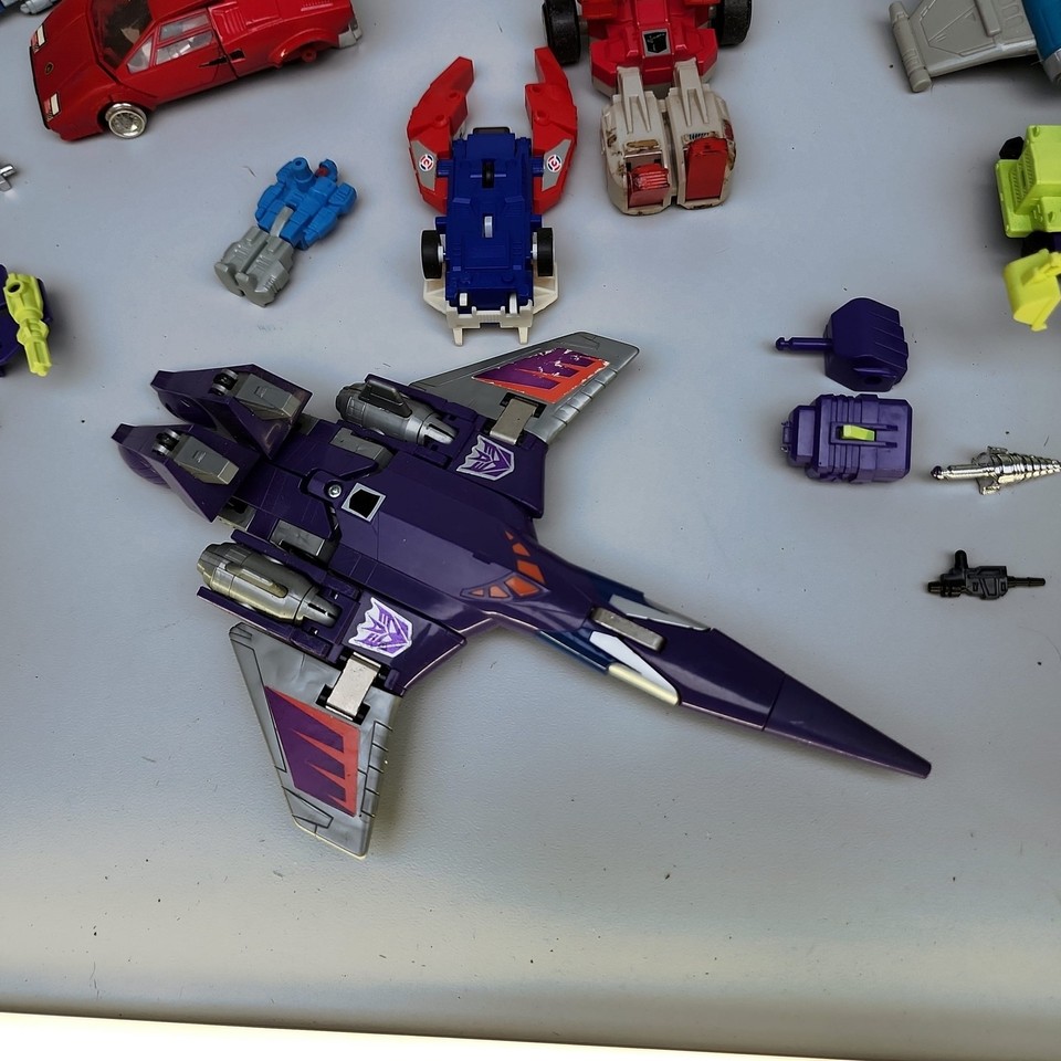 G1 Transformers Lot Gobots Constructicons Devastator Astrotrain Parts ...