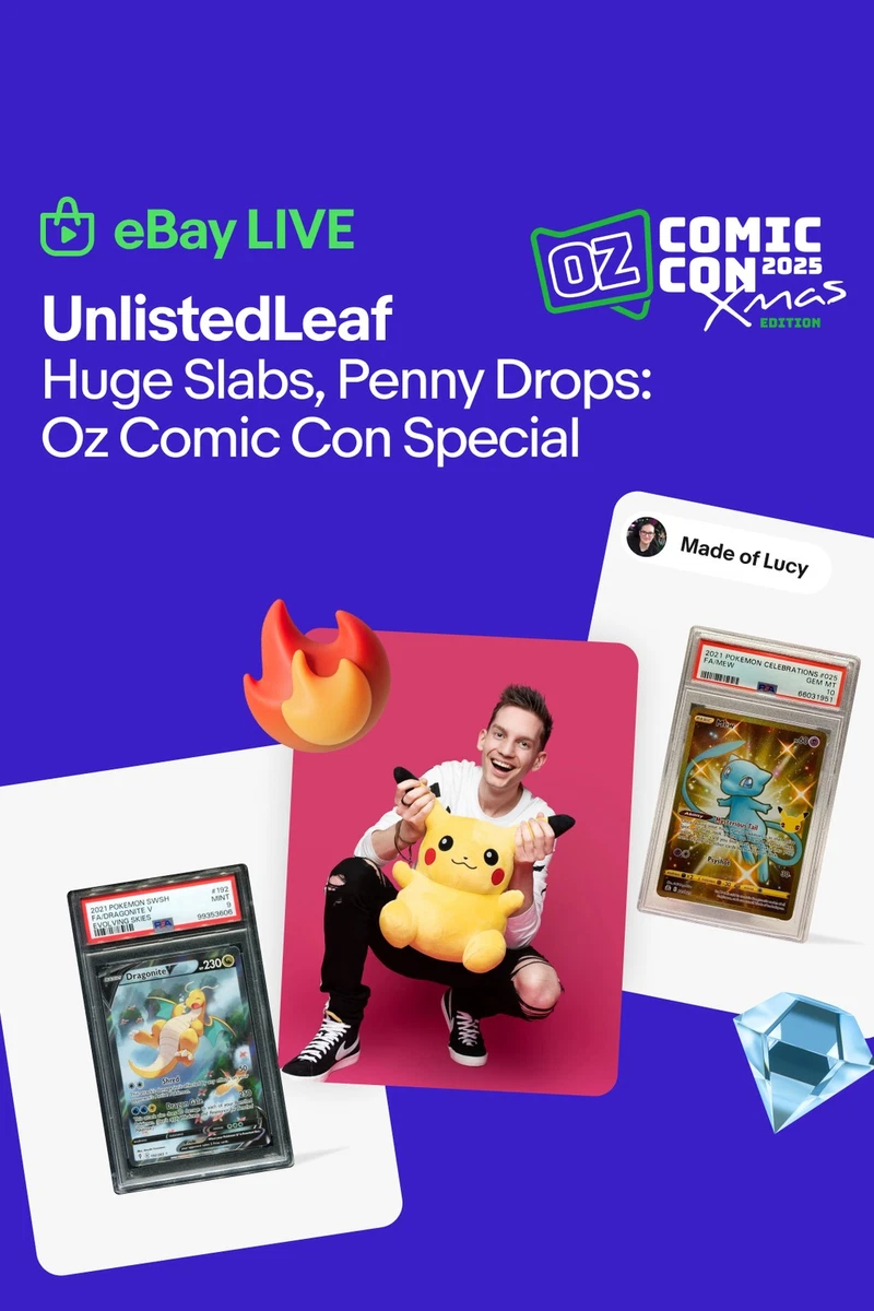 UnlistedLeaf, Huge Slabs, Penny Drops | Oz Comic Con Special - eBay Live