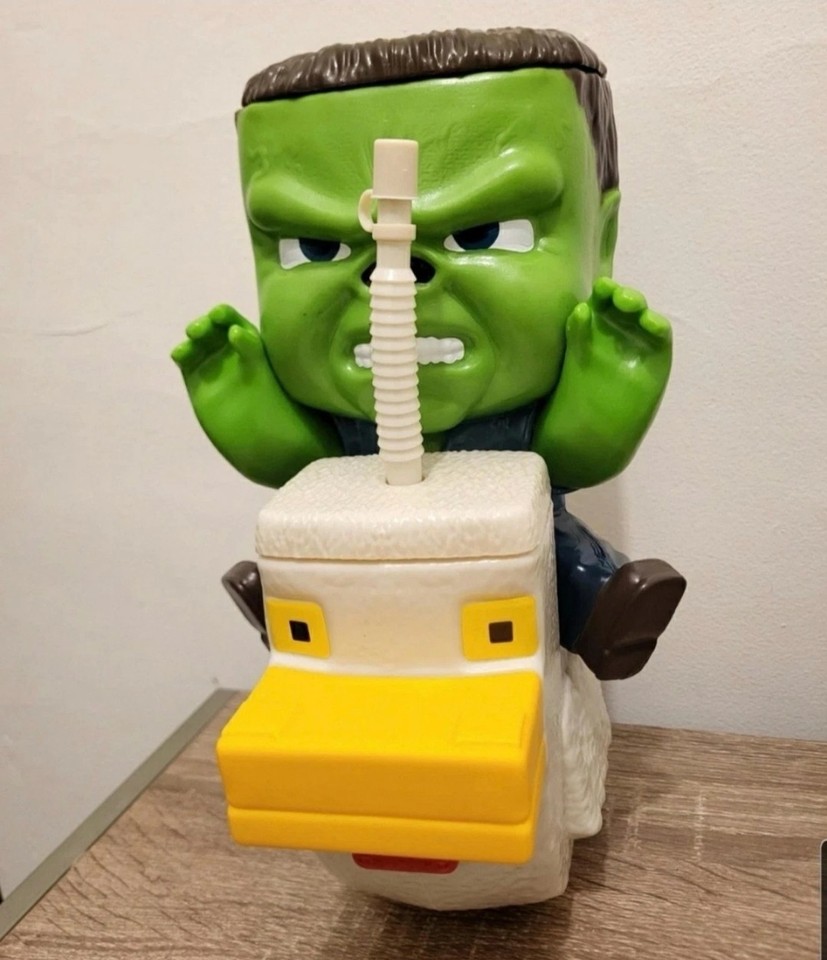 Minecraft Movie Chicken Jockey Popcorn Bucket And Drink Cup *cineworld ...