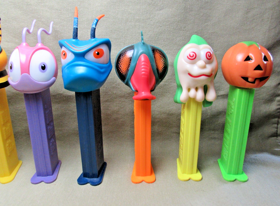 A BUG'S LIFE PEZ DISPENSER Lot vintage Bee Beetle Ladybug Clumsy Worm ...