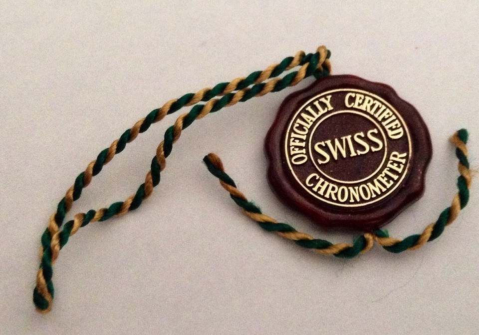 ROLEX RED Tag Seal 1960/70 Vintage DAY-DATE PRESIDENT 1803 WHITE GOLD ...