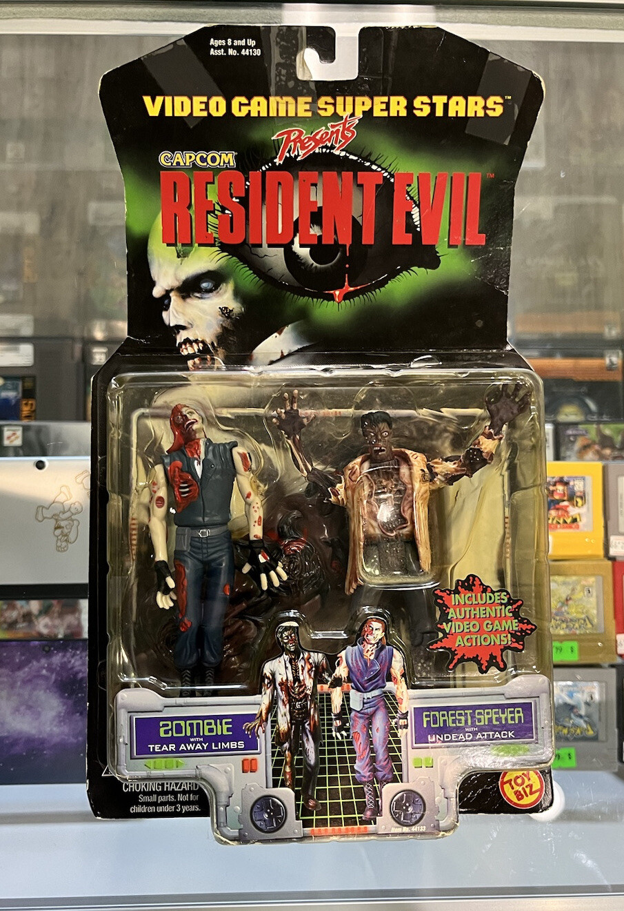 Resident Evil Zombie Forest Speyer 5 Action Figures Toy Biz 1998 MOC ...