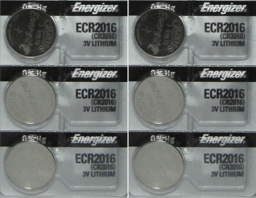 6 NEW ENERGIZER CR2016 CR ECR 2016 3v LITHIUM Battery | eBay