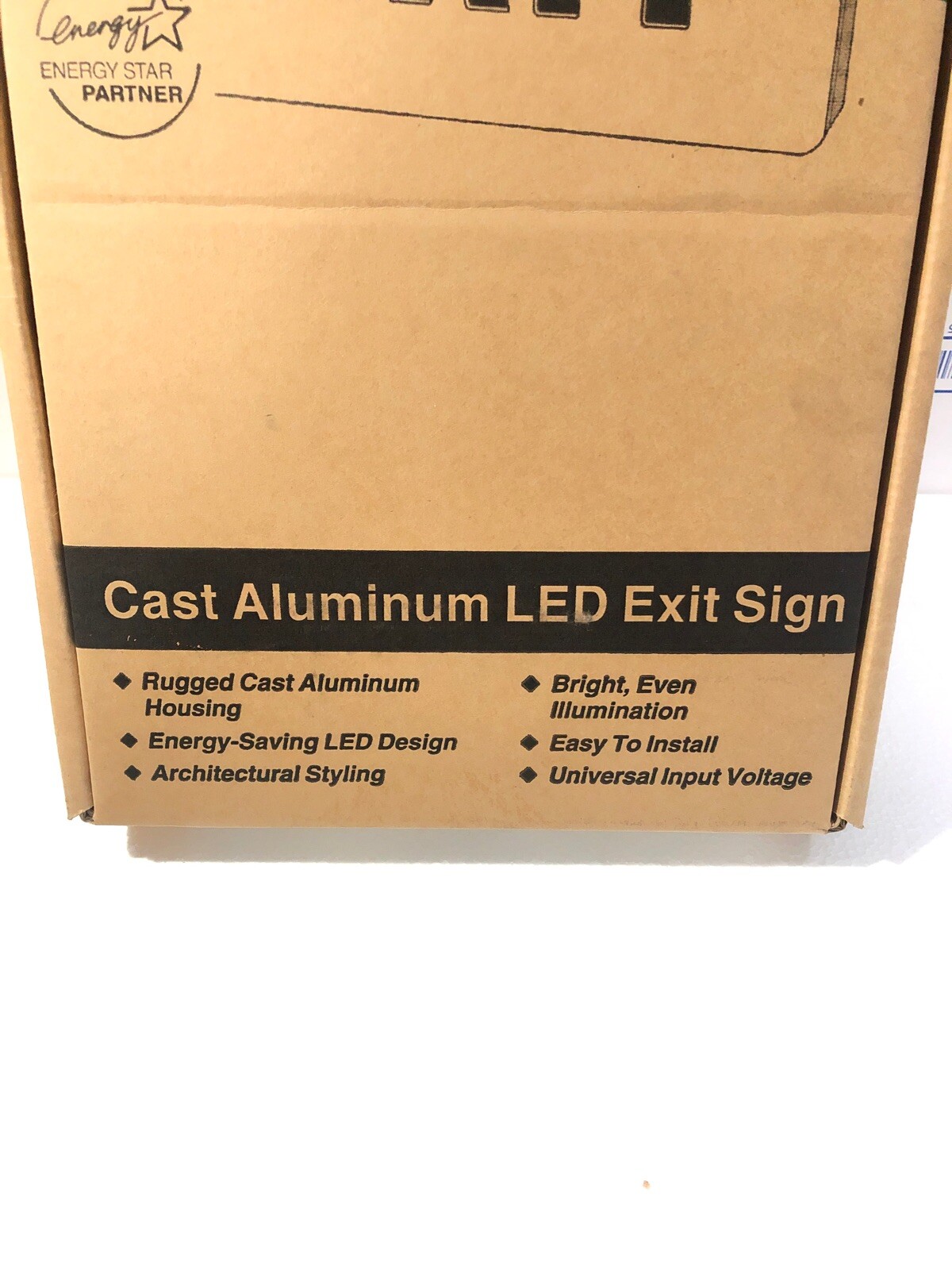 3 Hubbell Prescolite DuraMax DMX2REW Die Cast Exit Double Face White ...