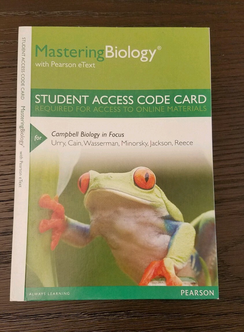MasteringBiology with Pearson eText -- Standalone Access Card -- for ...