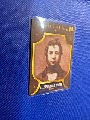 ALEX CARTWRIGHT 2017 The Bar Pieces of the Past Historic Americans #157 ...