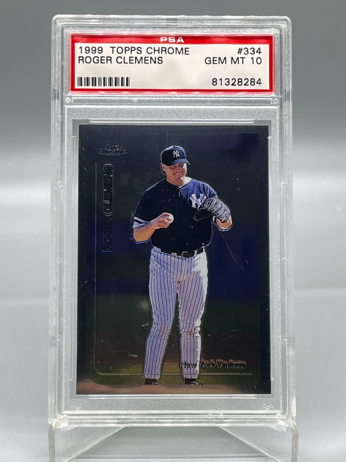 1999 Topps CHROME #334 Roger Clemens PSA 10 Graded GEM MINT Baseball ...