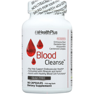 Health Plus Blood Cleanse 753Mg Dietary Supplement 90 Capsules | eBay