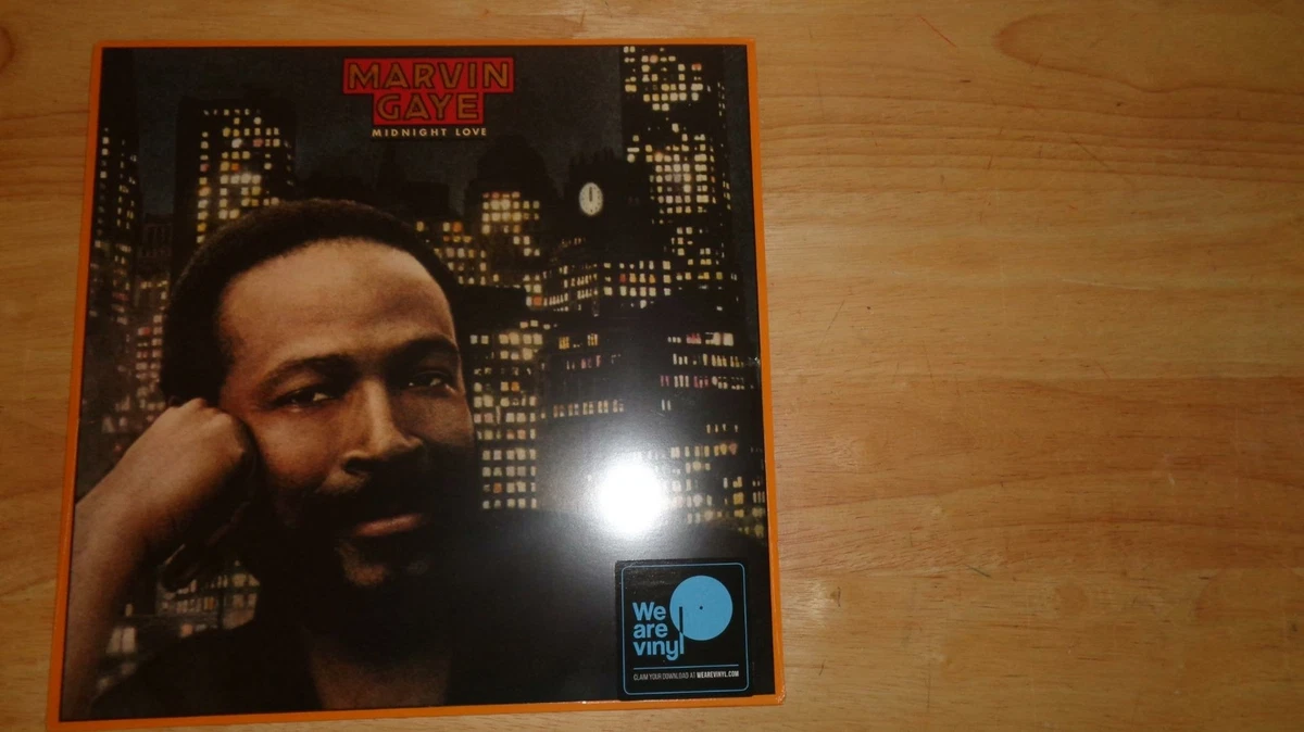 Marvin Gaye Midnight Love Vinyl Record LP VG, 47% OFF