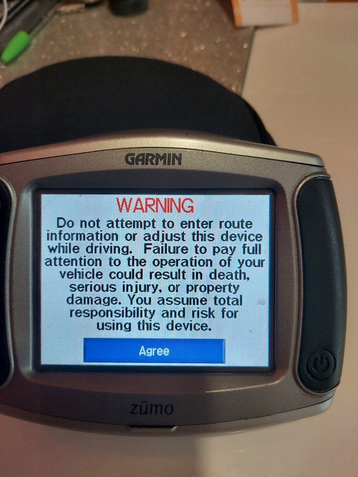 Garmin Zumo 550 Motorcycle GPS SatNav Vespa Lambretta Harley Davidson ...