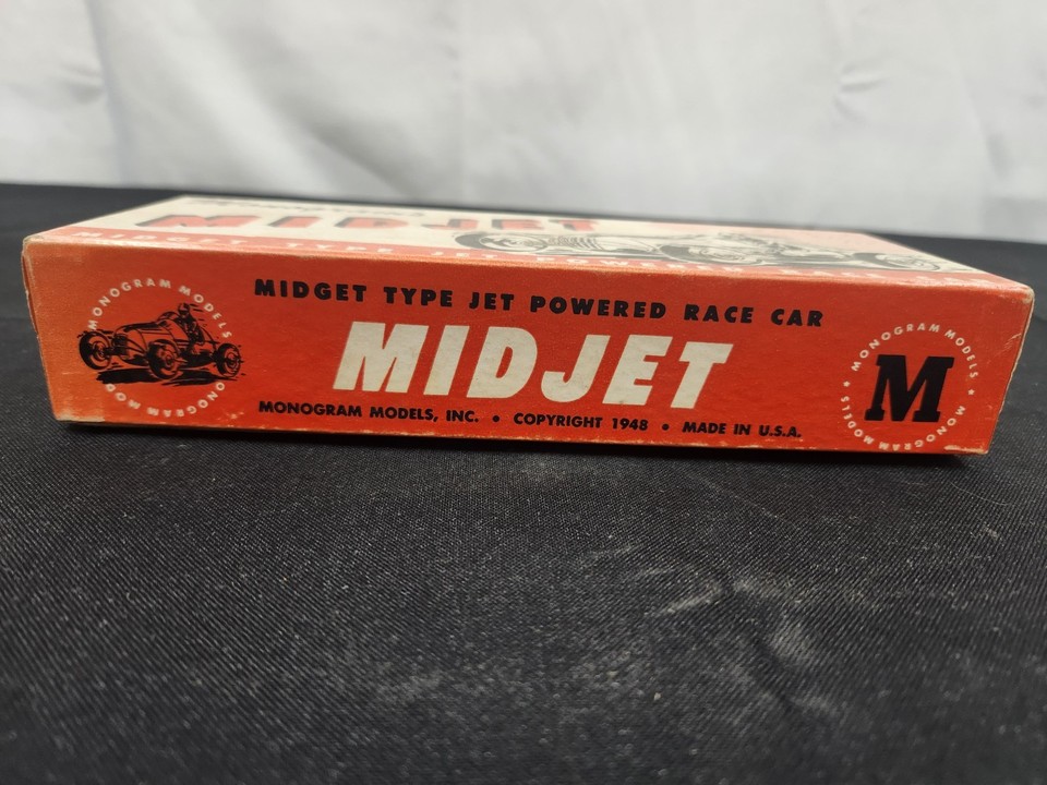 Vintage Balsa Car kit Monogram MidJet jet powered car R-4 1948 ...