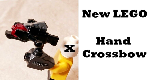New LEGO Hand Cannon Weapon Crossbow Add On Ultimate Ultra Space Gear ...