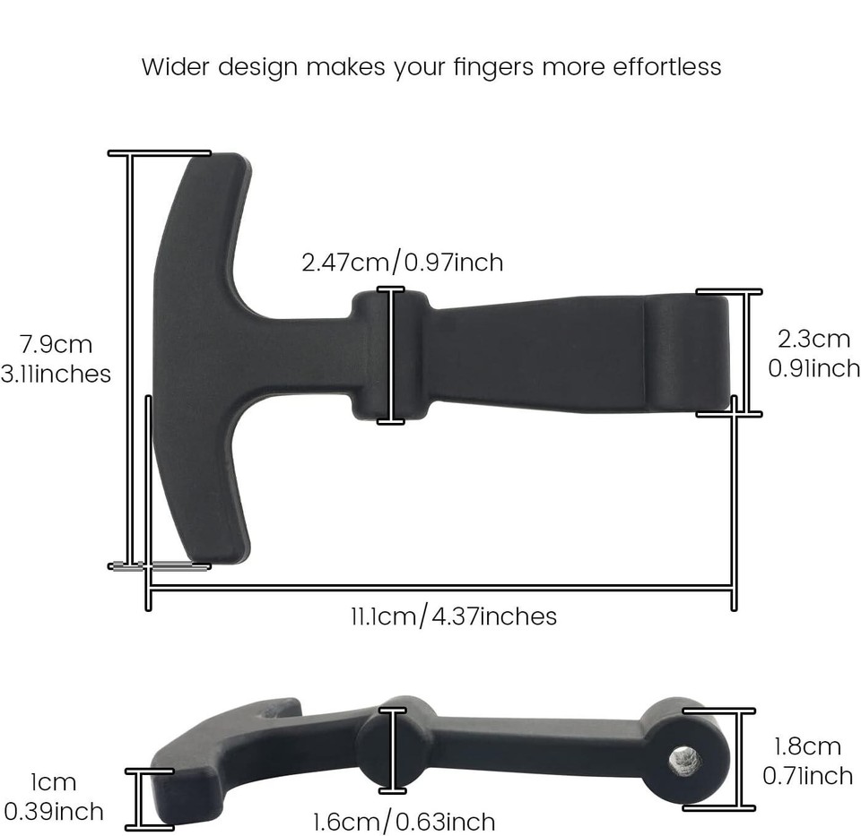 4Pcs Rubber T-Handle Cooler Latches Non Slip Replacement Parts For YETI ...