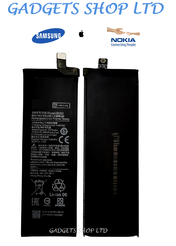 Xiaomi Mi Note 10, Mi Note 10 Lite, Mi Note 10 Pro BM52 Battery ...