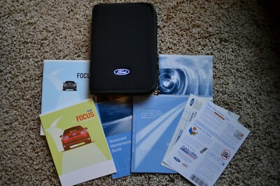 2009 FORD FOCUS OWNER'S MANUAL GUIDE WITH ZIPPERED CASE | eBay