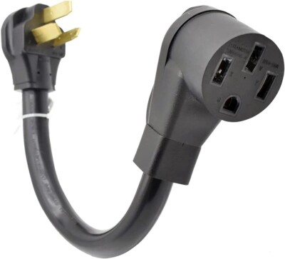 4-Pin Stove / Range Power Receptacle to Old 3-Pin Stove Plug 14-50R to ...