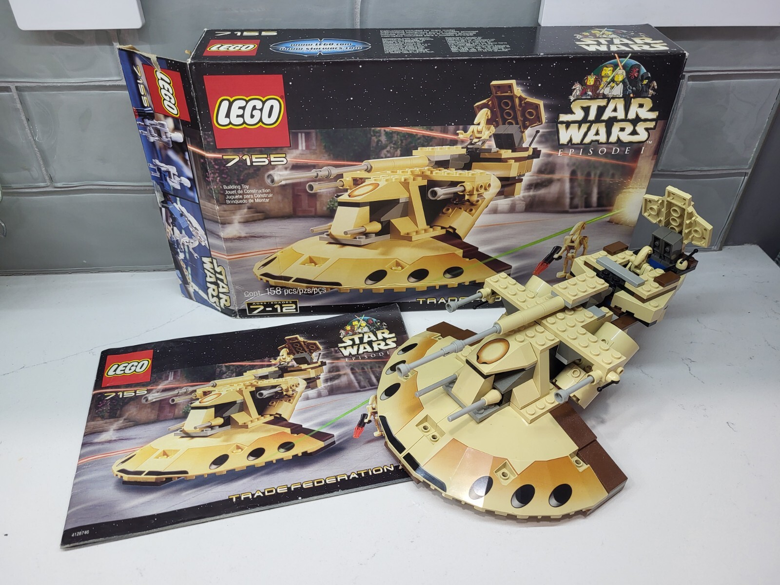 LEGO Star Wars Trade Federation AAT Tank COMPLETE Box Instructions ...