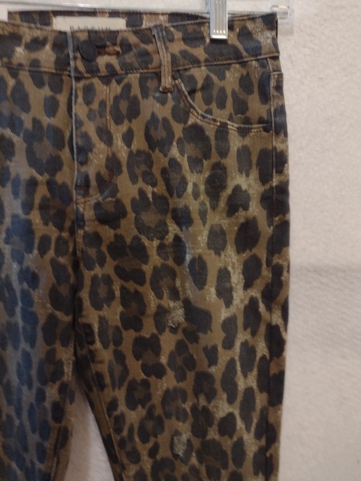 Women’s NWT Leopard Print PacSun Mid Rise Skinniest Jeans-Size 24. E | eBay