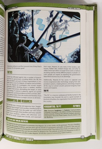 Emerald City. Setting with Map. Mutants & Masterminds 3rd Edition ...