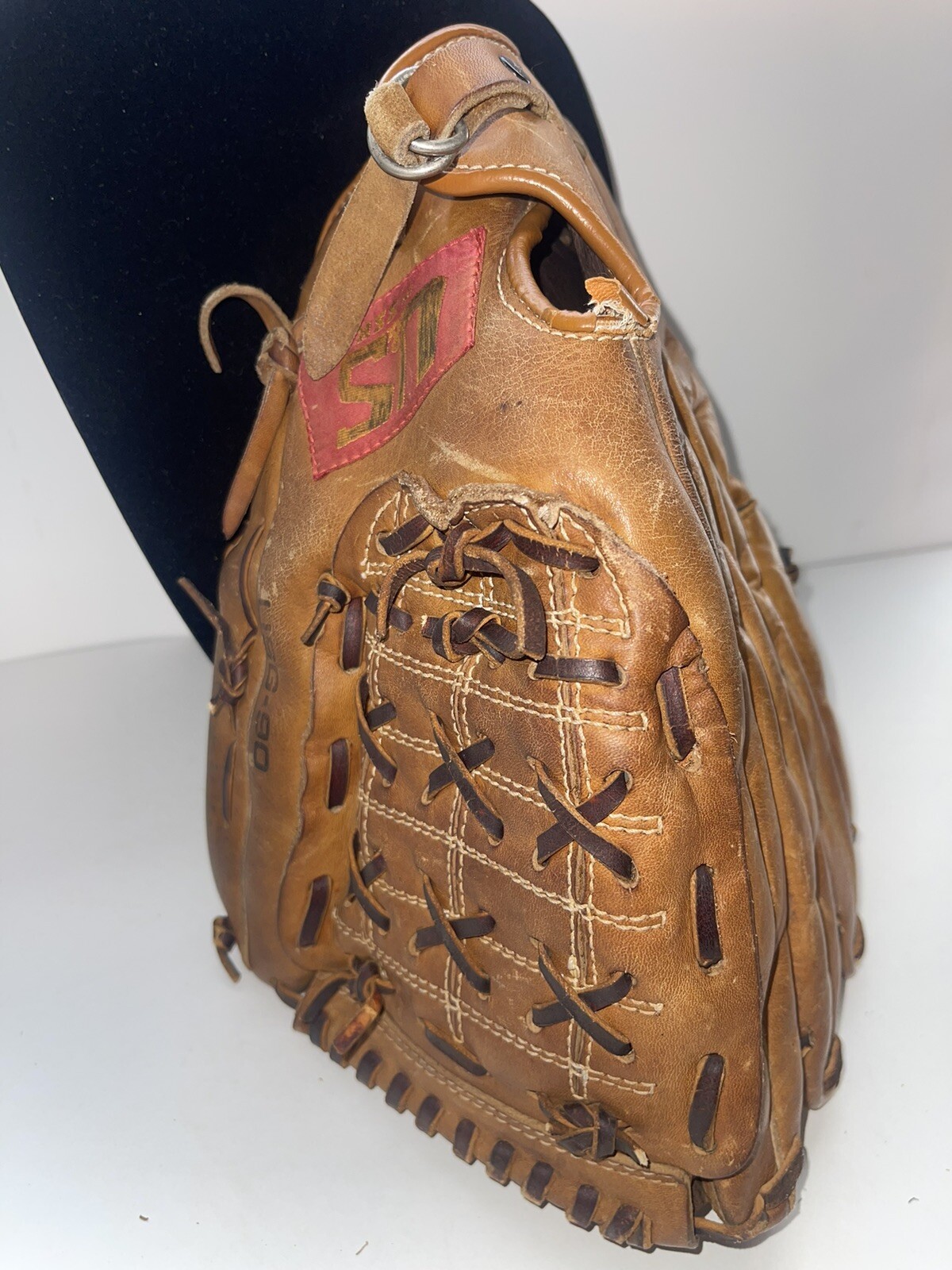 U&S Leather Baseball Softball Mitt Glove Left USG- 90 Dimple process ...