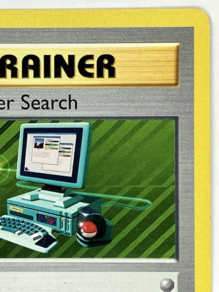 Computer Search LP Shadowless Base Set 71/102 Pokemon TCG Regular | eBay