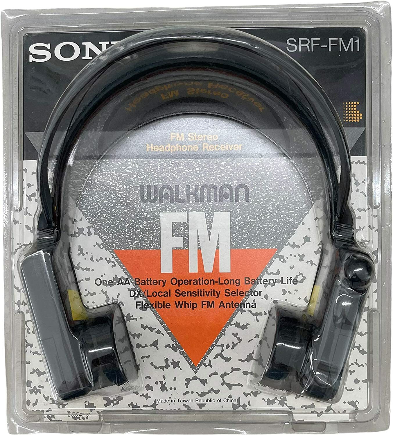 RARE 1980's Sony Walkman FM Stereo Headphones Receiver Srf-fm1 for sale ...