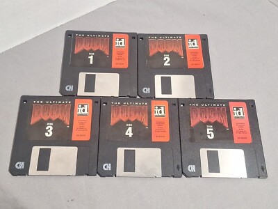 DISK ONLY - The Ultimate Doom Big Box - IBM-PC 1995 (3.5" Floppy Disc ...