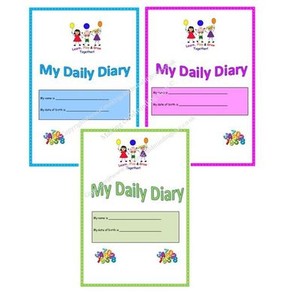 Childminder EYFS A4 MY DAILY DIARY choice of colour | eBay