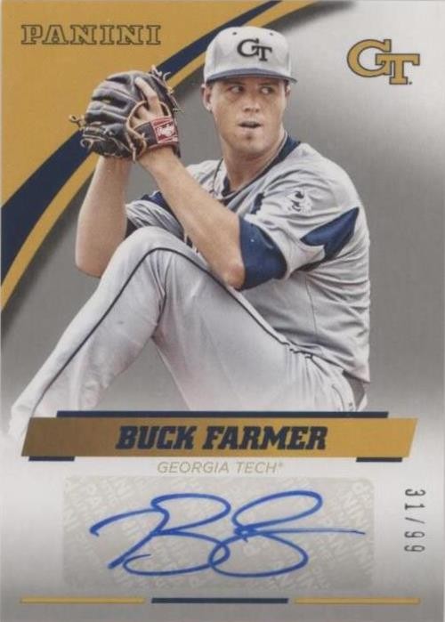 2016 Panini Georgia Tech Yellow Jackets - Signatures Buck Farmer #BF-GT ...