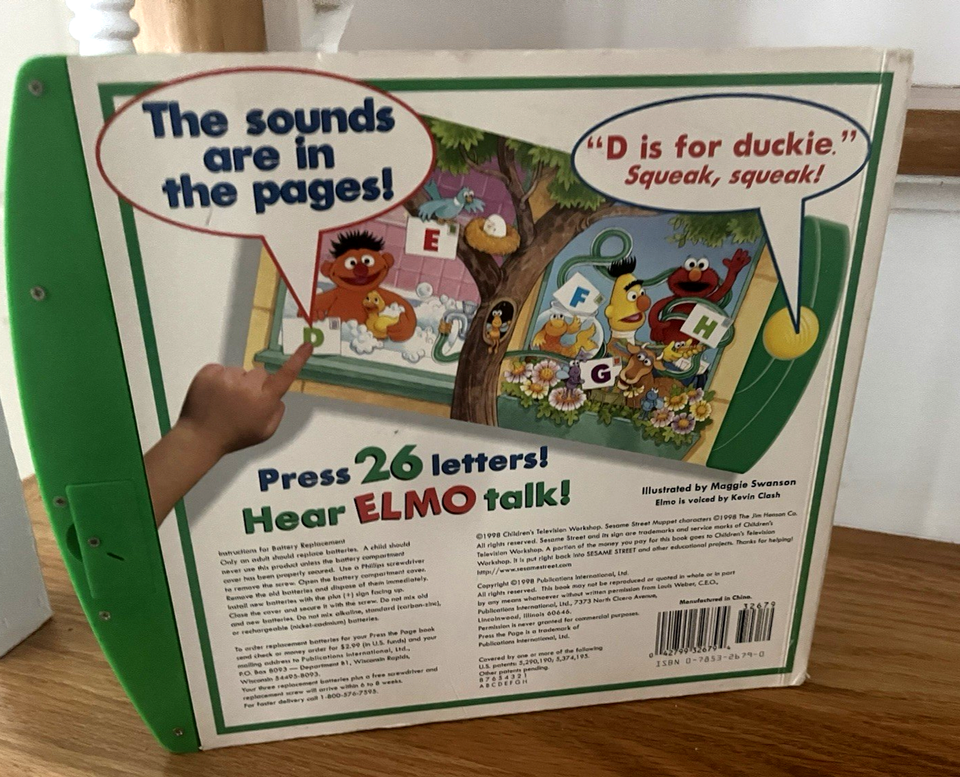 3 Elmo Books Lift & Look What's the Name of that Song & Elmo's ABC Play ...
