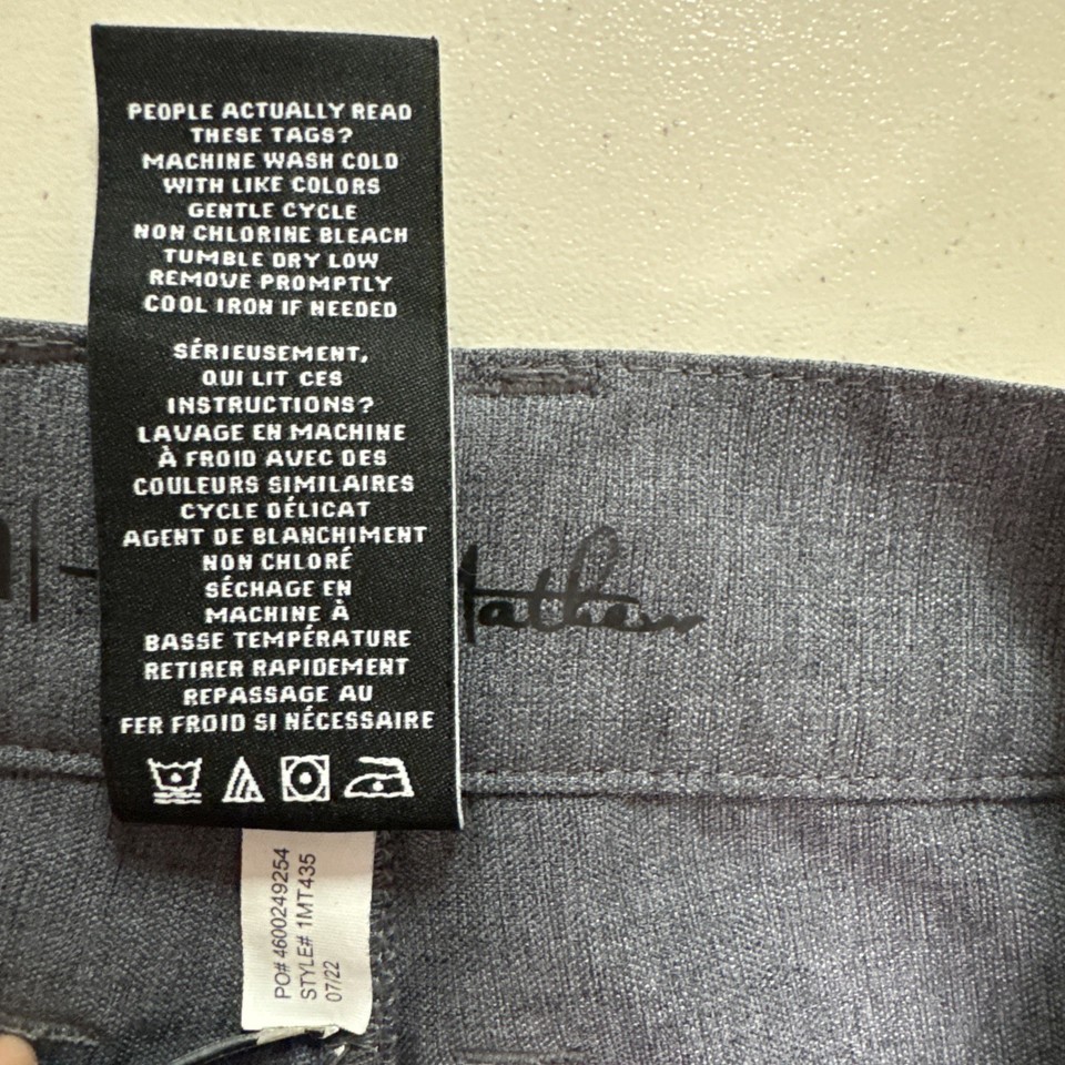 Travis Matthew Open To Close Pants Mens Size 34x32 Gray Performance ...