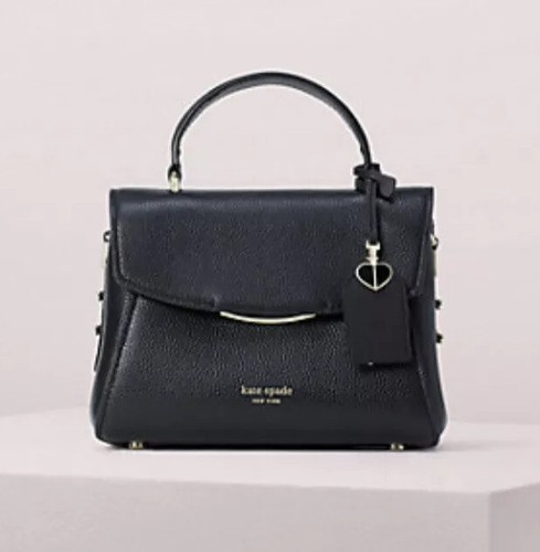 New Kate Spade grace small top handle satchel Bag Purse Black | eBay