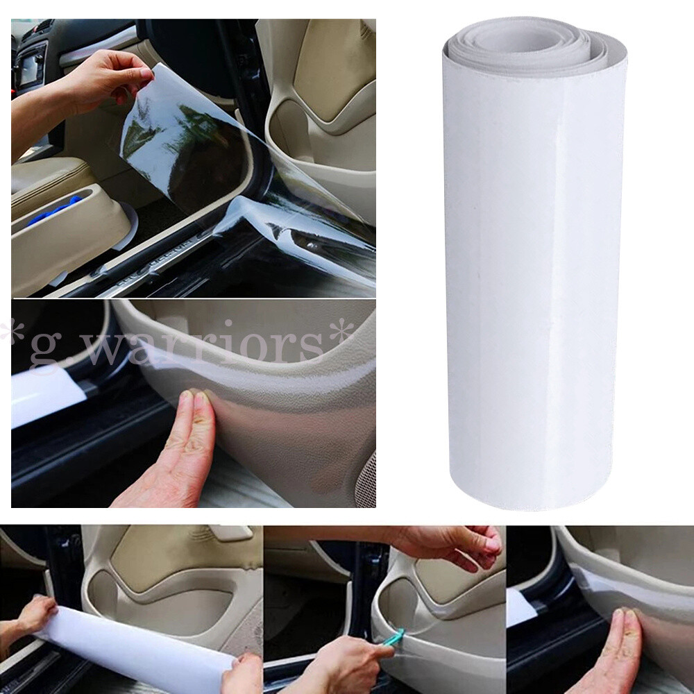 Car 15cm x 3m Anti-Scratch Paint Protection Film Vinyl Clear Protective ...