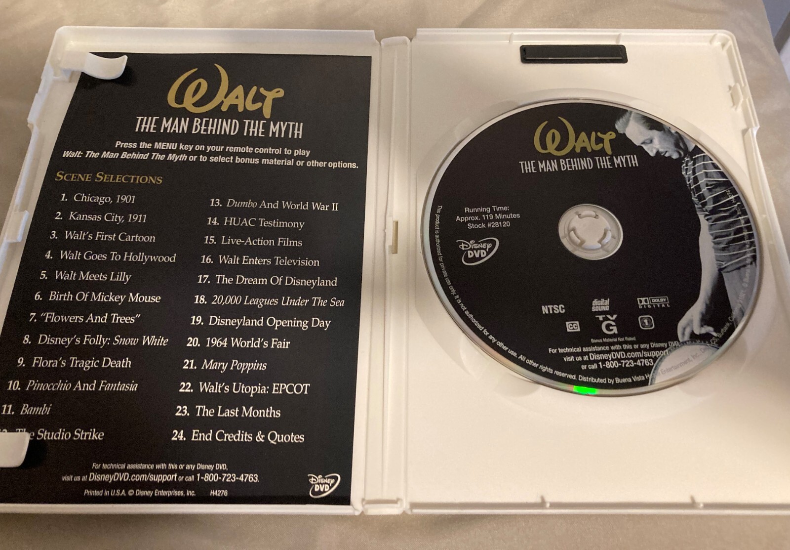 Walt The Man Behind the Myth DVD 2004 Walt Disney | eBay