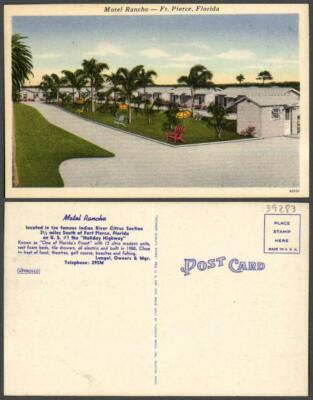 FLORIDA Fort Pierce VINTAGE POSTCARD | eBay
