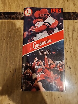 Vintage Baseball 1983 ST. LOUIS CARDINALS Media Press Guide CHAMPS ⚾️ ...