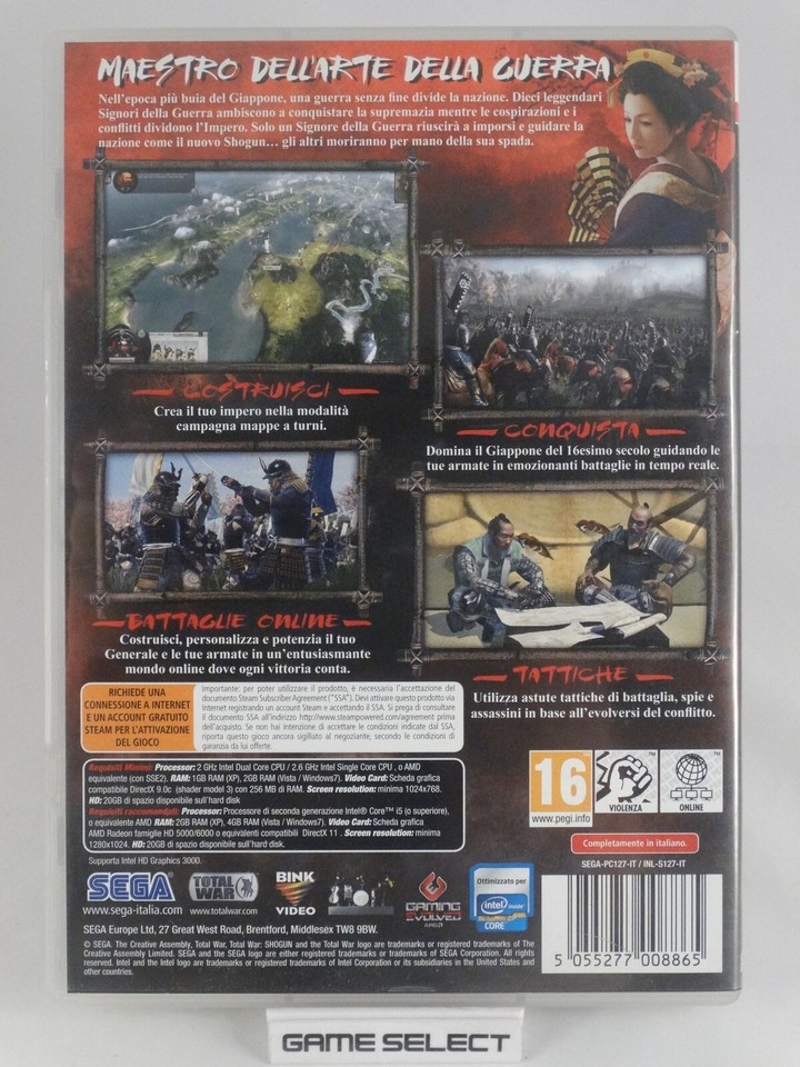 Total war Shogun 2 PC Computer Dvd-Rom Edition Original - | eBay Australia