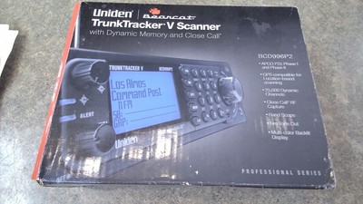 UNIDEN TRUNKTRACKS V SCANNER 050633650776 (TPS036296) 779184113515| eBay