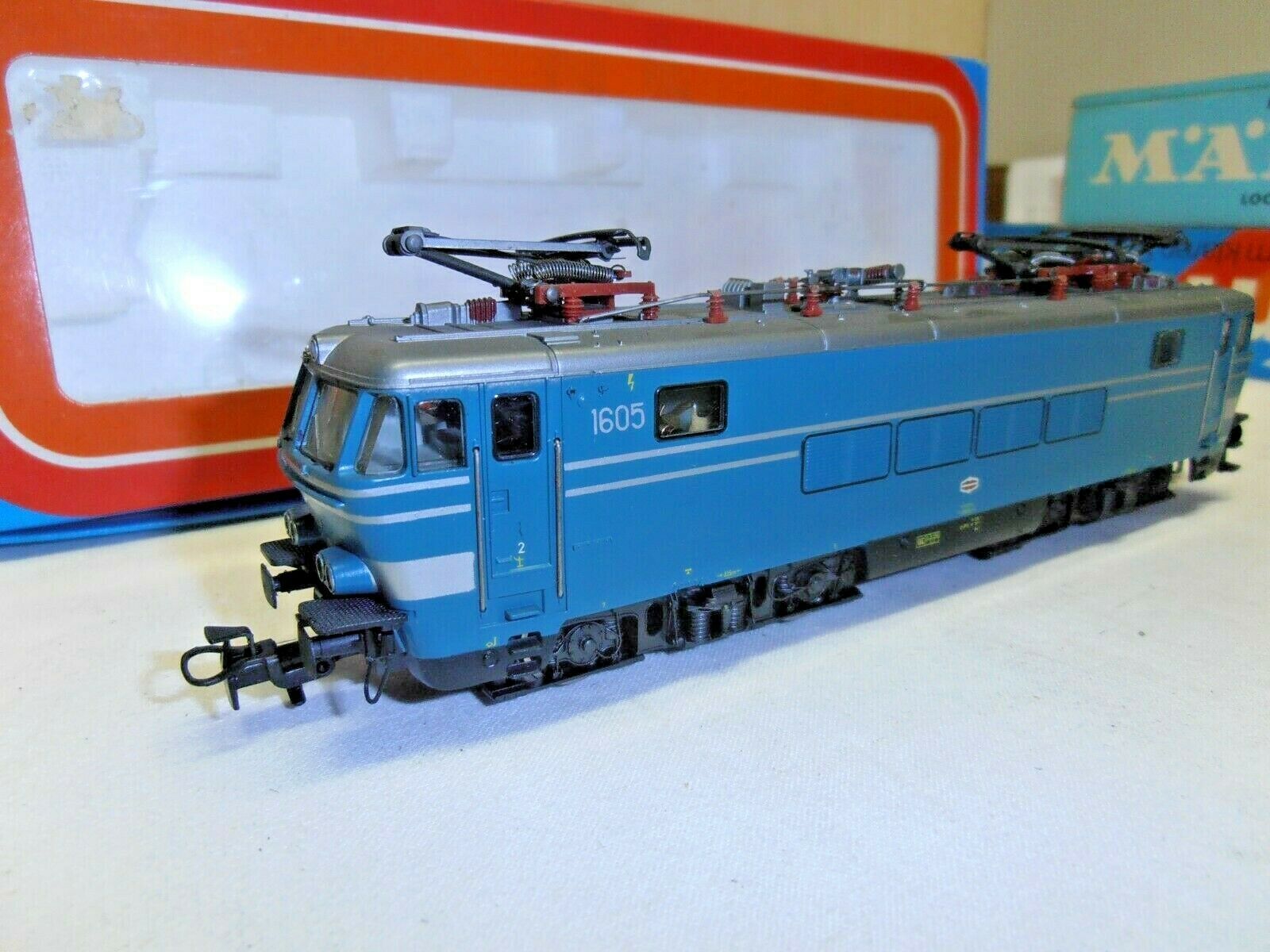 MARKLIN HO ART.3152 LOCOMOTIVA ELETTRICA EUROFIMA "SNCB BB 1605"BOX ...