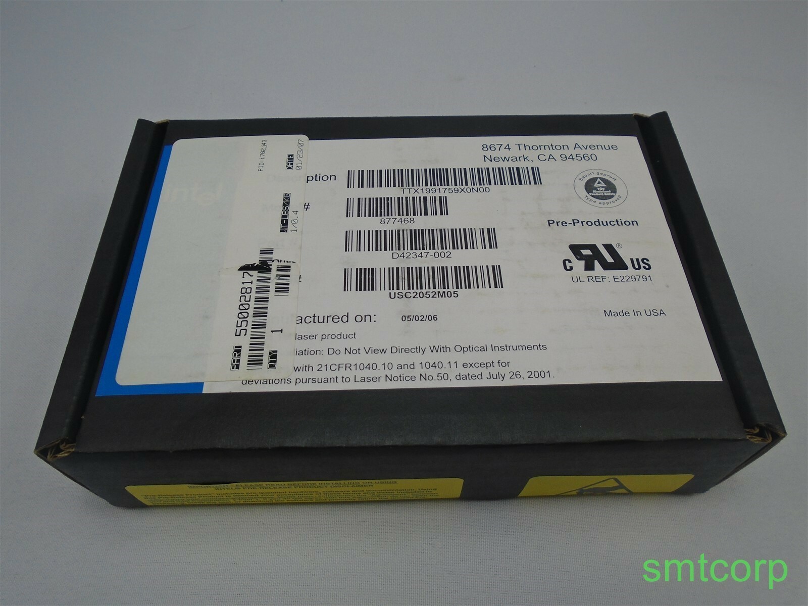 Intel Fiber Optic Laser Module Part Number TTX1991759X0N00 | eBay