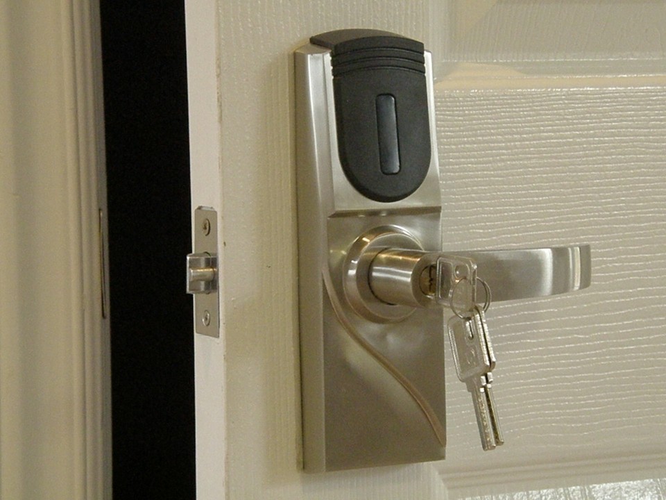 RFID Keyless Door Lock, All-Weather Programmable Left Hand 617407063332 ...