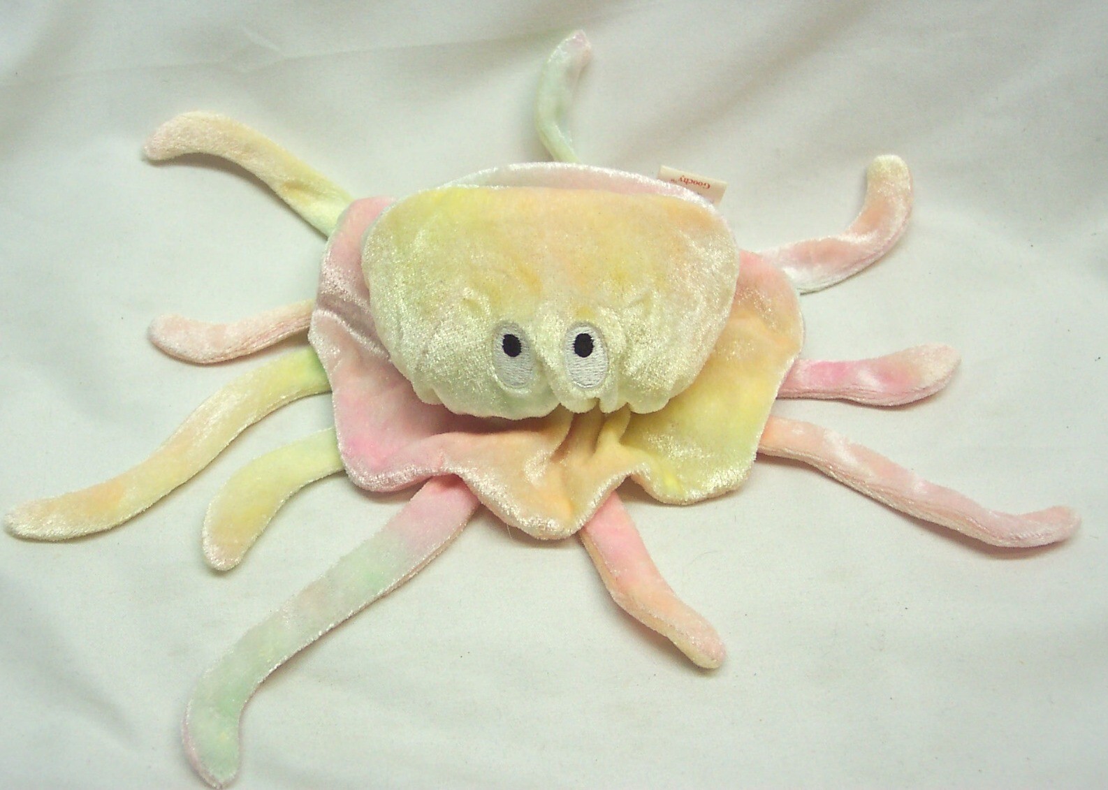 VINTAGE TY 1999 Beanie Baby GOOCHY THE JELLYFISH 7" Bean Bag STUFFED ...