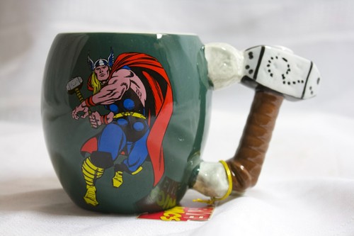 THOR Hammer Handle Green Mug ~ Marvel Comics Item#22917 ~ The Mighty ...
