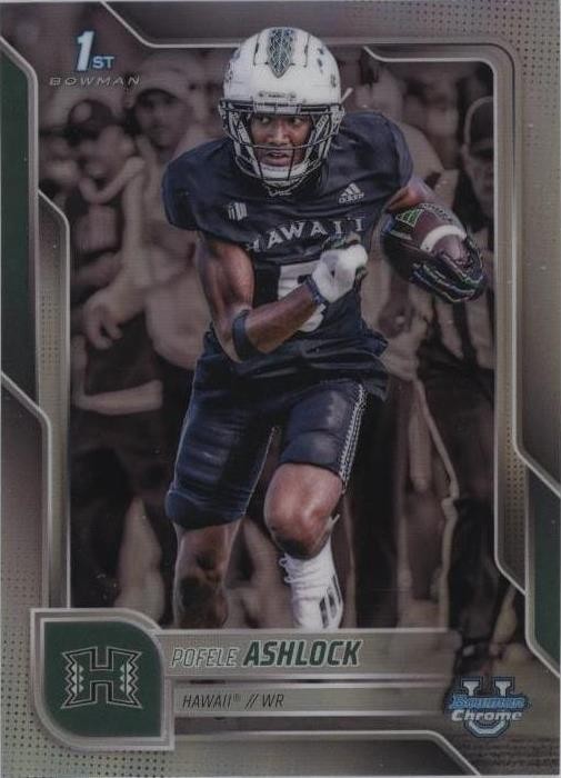 2025 Bowman University Chrome - Pofele Ashlock #15 Refractor (RC) for ...