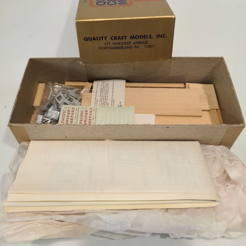 Quality Craft Models HO Union Pacific Wood Sheathed Caboose Kit 336 | eBay